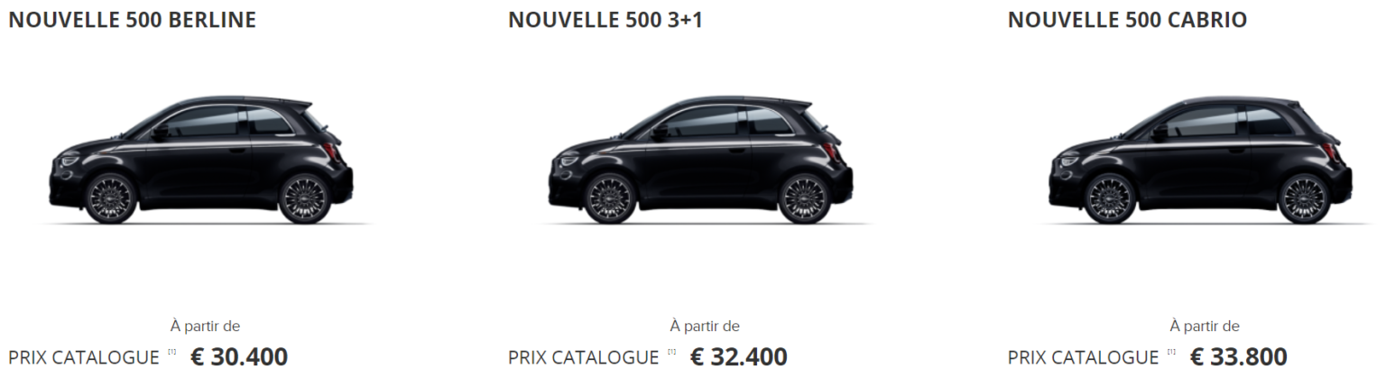 Fiat 500 électrique : simplification de la gamme et augmentation des tarifs - ItalPassion