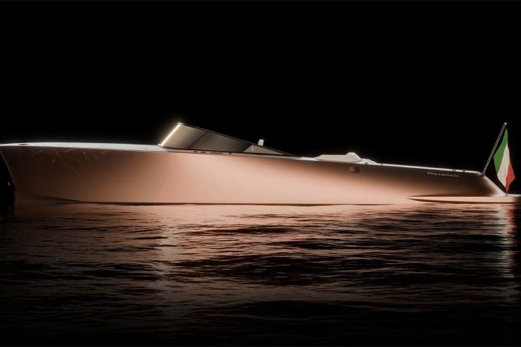 Maserati launches a luxury electric boat! - ItalPassion