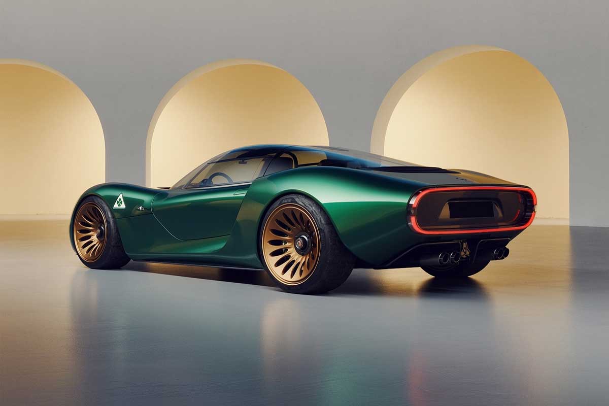 Alfa Romeo Stradale 33 / Visione: a new vision of the supercar ...