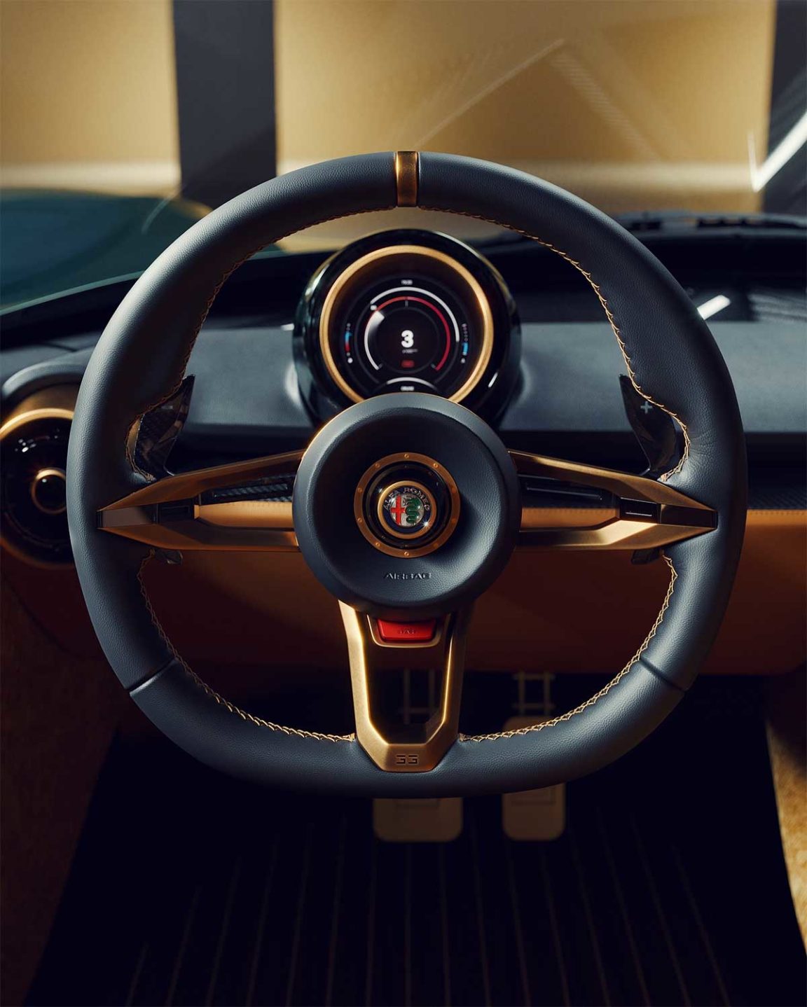 Alfa Romeo Stradale 33 / Visione: a new vision of the supercar ...