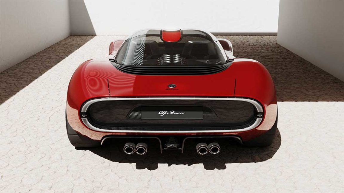 Alfa Romeo Stradale 33 / Visione: a new vision of the supercar ...