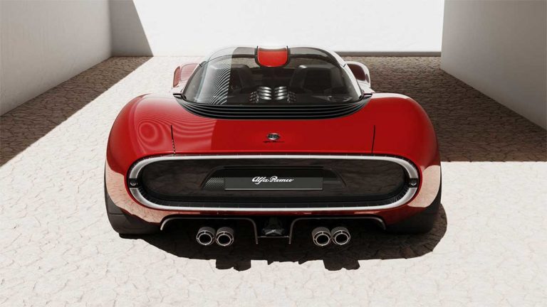 Alfa Romeo Stradale 33 / Visione: a new vision of the supercar ...