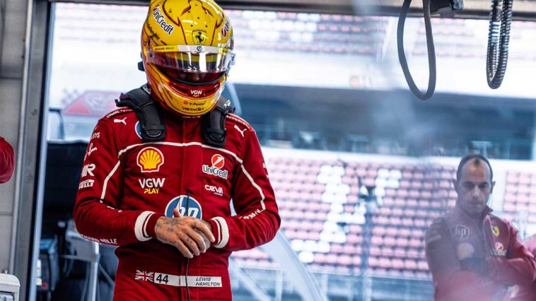 F1 : la première photo officielle de Lewis Hamilton chez Ferrari et son symbole caché - ItalPassion