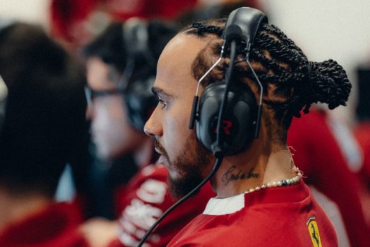 F1: Lewis Hamilton's first official photo at Ferrari and its hidden ...