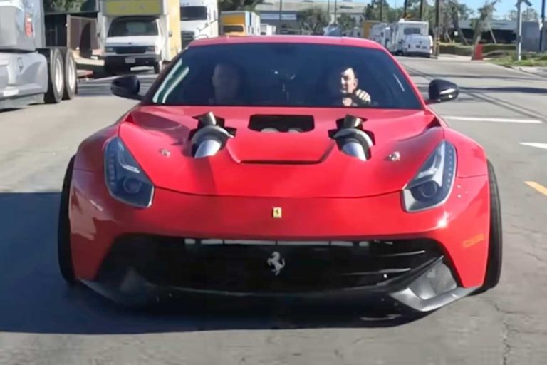 They transform a Ferrari F12 into a 1300hp monster, and take it to ...