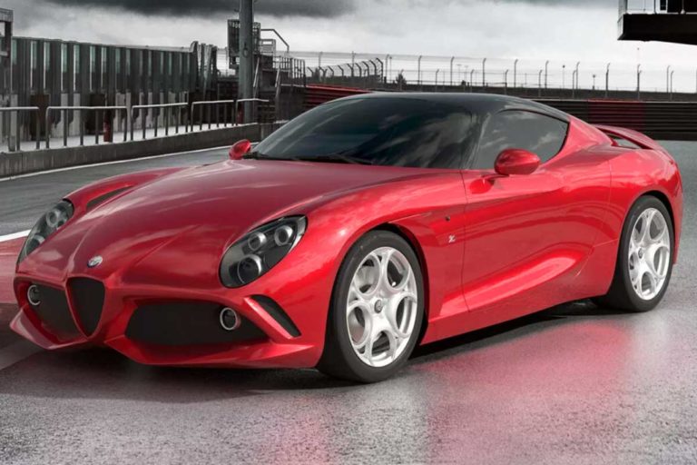 This very rare Alfa Romeo TZ3 Stradale, with Dodge Viper V10 engine, is ...