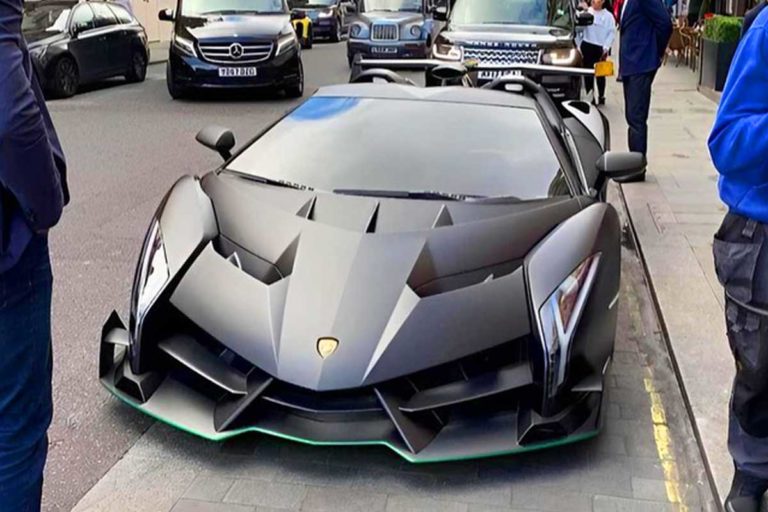 There are only 3 Lamborghini Veneno's in the world, and this one is for ...
