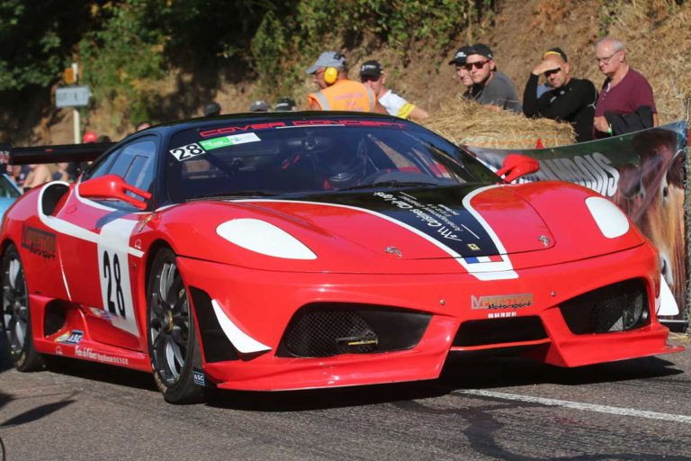 Une Ferrari F430 « GTO » préparée pour la course de côte avec un V8 ...
