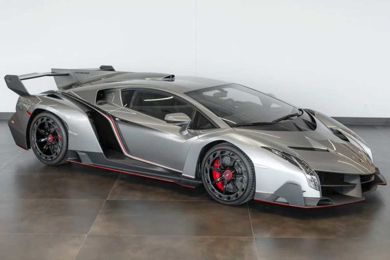There are only 3 Lamborghini Veneno's in the world, and this one is for ...