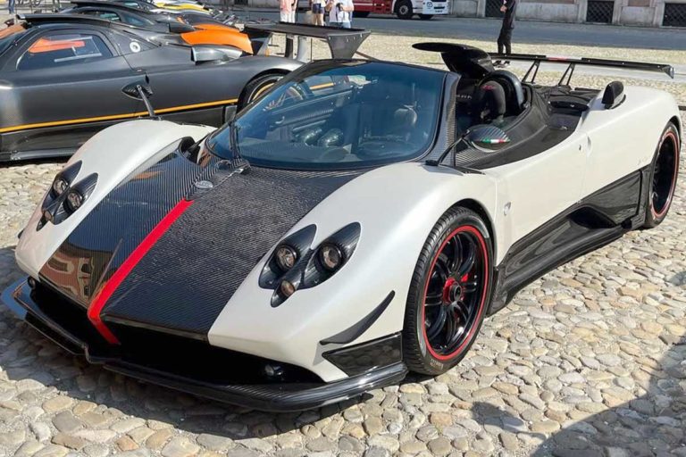 Horacio Pagani sold his personal Zonda Cinque for a record price ...