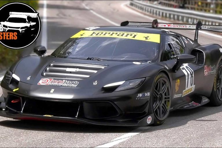 The Ferrari 296 Challenge is already racing uphill and winning! "An ...