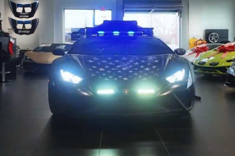 Lamborghini delivers Huracan Sterrato to police to fight drugs "it cost ...