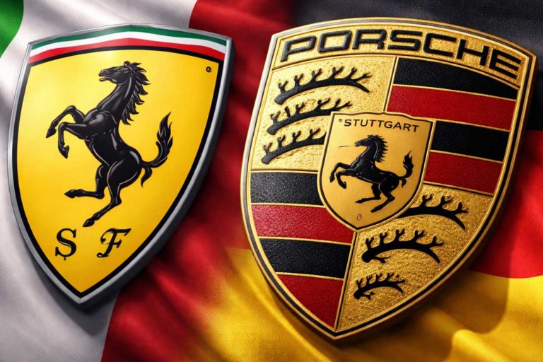Porsche Logo Vs Ferrari Logo
