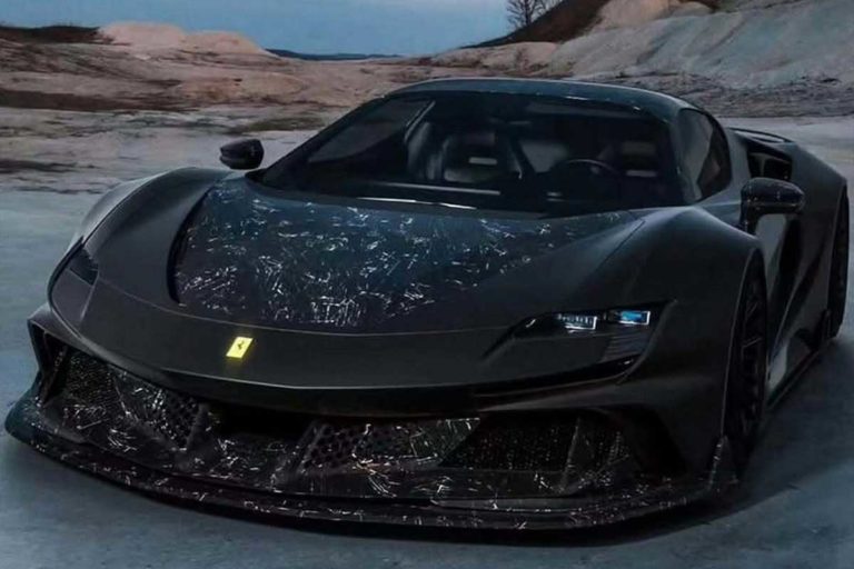 If Darth Vader drove a supercar, he might choose this Ferrari SF90 VX ...