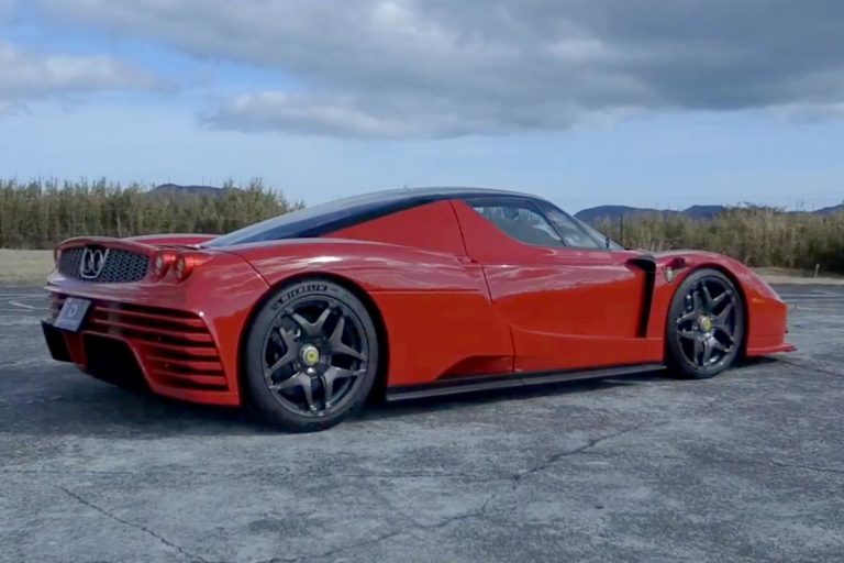 Deze in Japan geprepareerde Ferrari Enzo wordt een extreme creatie die ...