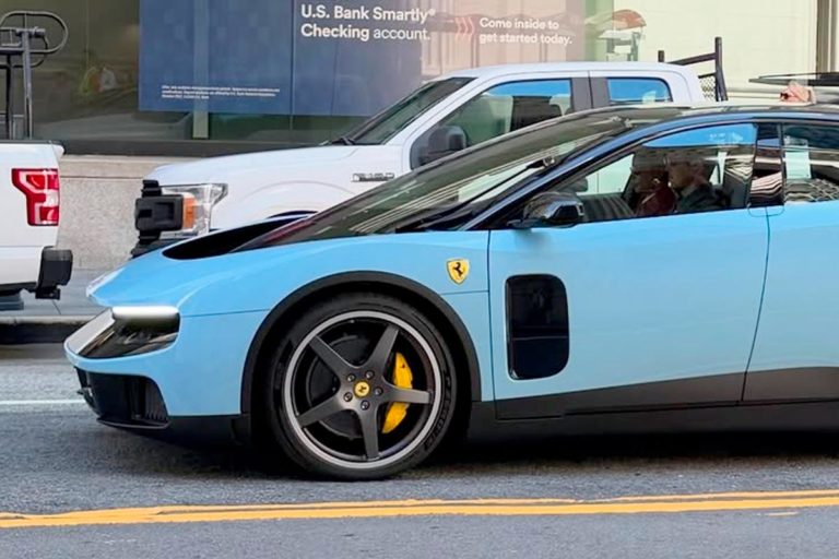 2 semaines après sa présentation, la Ferrari Luce est déjà aperçue dans ...